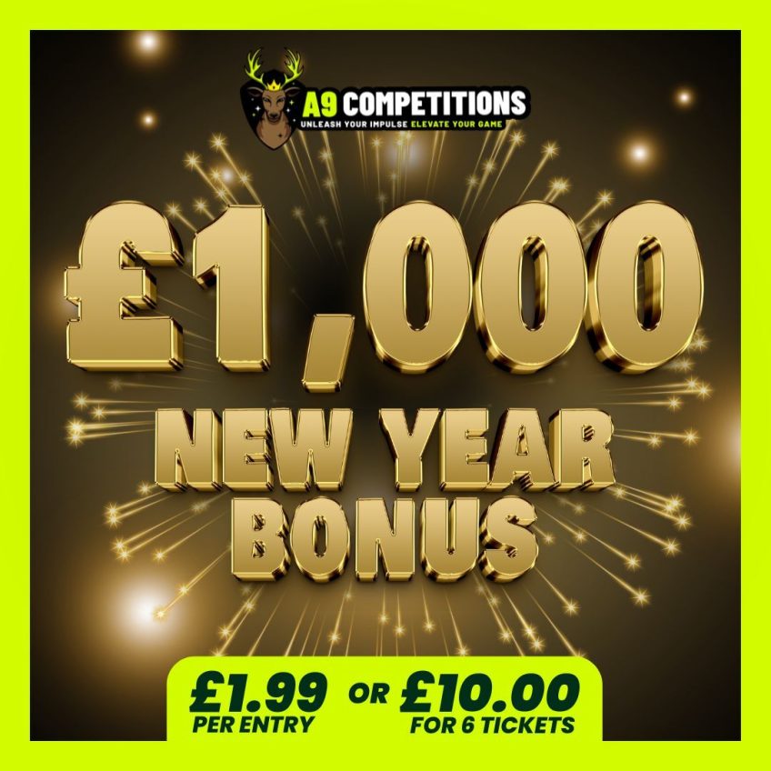 £1,000 NEW YEAR BONUS – A9 Competitions